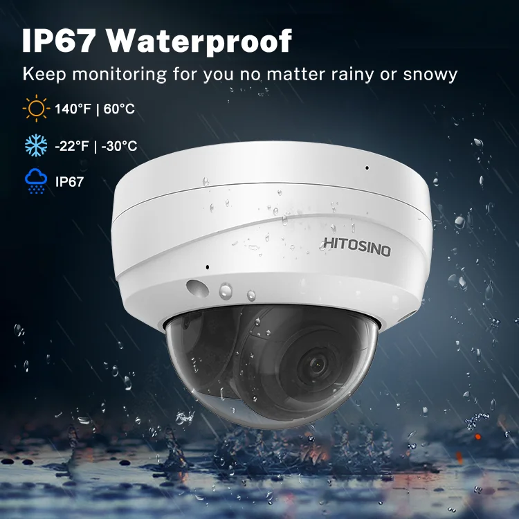 HITOSINO OEM HIK H.265 Motion Detection Cameras - 4MP, 8MP