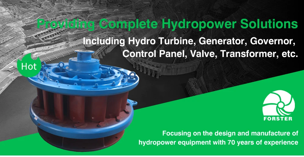 Micro 3-Phase Alternator Hydroelectric Turbine 10kW to 25kW Vertical ...