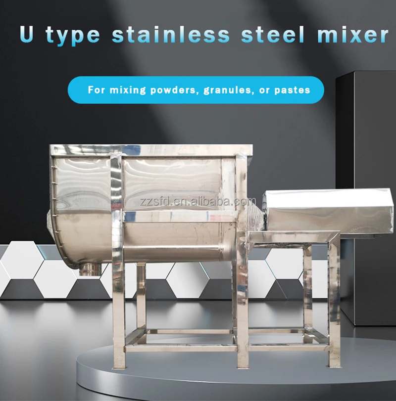 Industrial Powder Mixing Machine - U-Shaped Spice Mixer