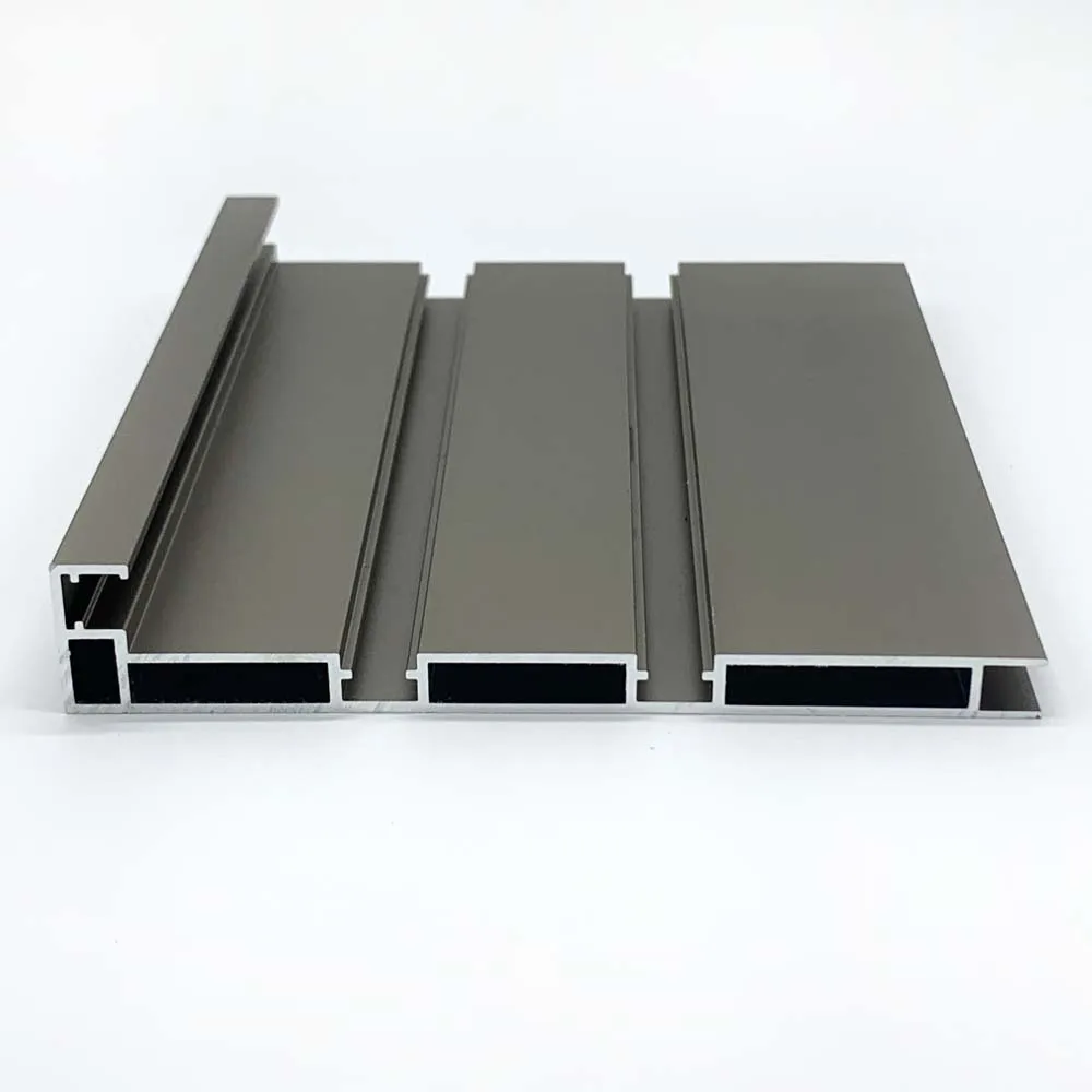 Aluminum Sliding Door Profile - C Channel Slim Extrusion
