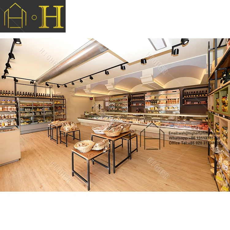Glass Counter Coffee Shop Design - Bakery Display Showcase