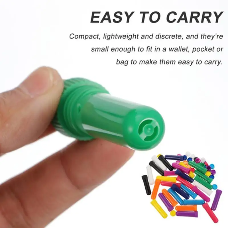 High Quality 8x51mm BPA-Free Empty Plastic Custom Logo Nasal Inhaler ...