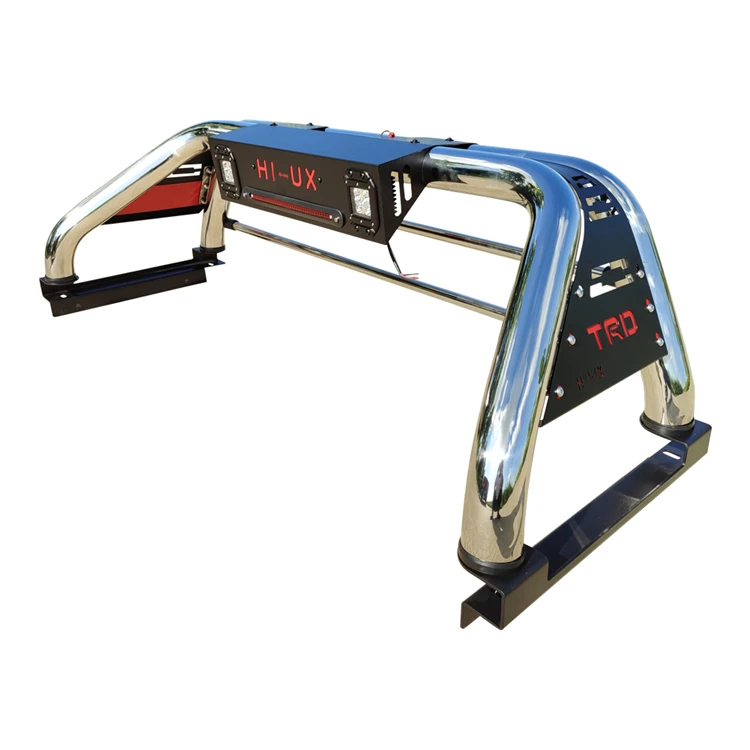 3 Inch Sport Roll Bar with Light - Hilux Revo & Ford Ranger
