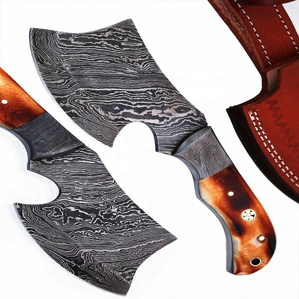 Sports & Outdoor Recreation Custom Hand made Damascus steel Axe ideal ...