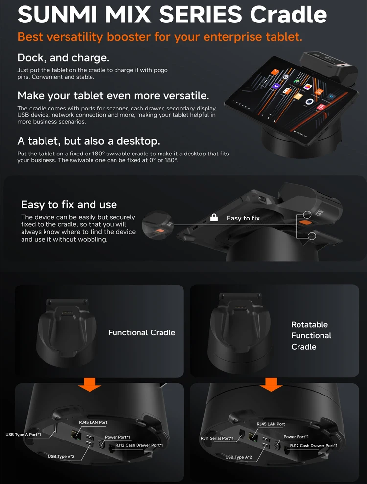 Sunmi V3 MIX Desktop Touchscreen Pos Systems Gas Station Pos System| Alibaba.com