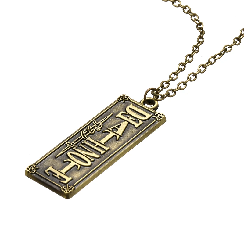 Anime Death Note Necklace Misa Amane Cosplay Halberd Pendant Necklaces ...