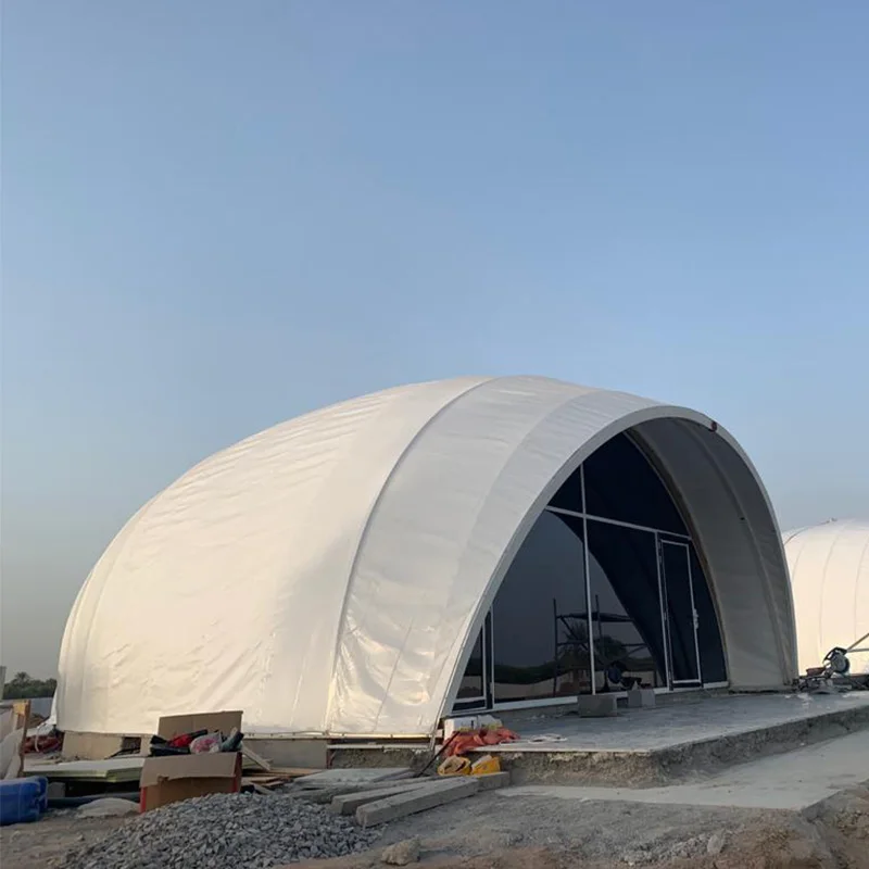 Shell Shape Tent Luxury Round Glamping Resort Platform Outdoor ...