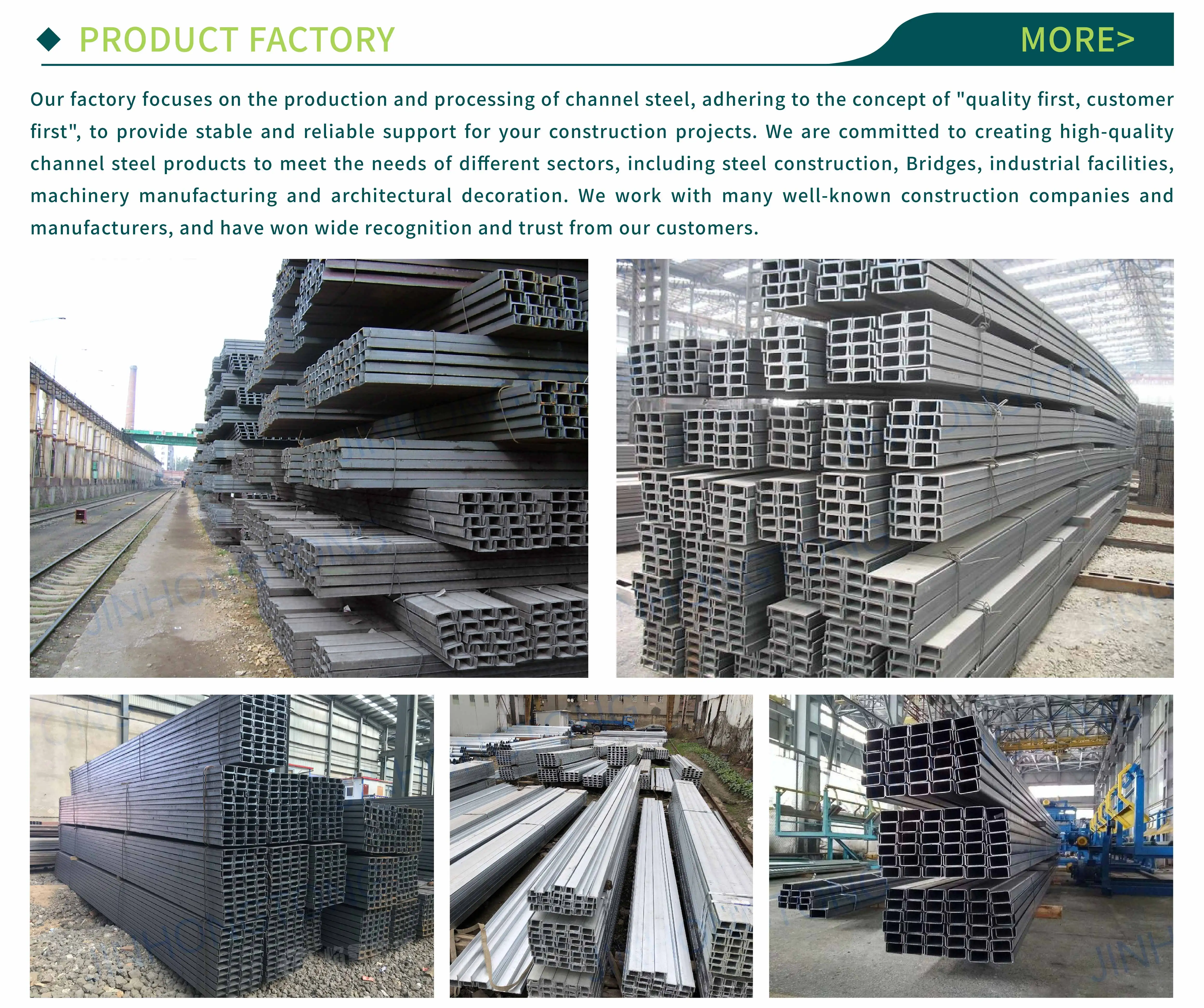 Upn100-upn400 U Channel Profile European Standard Construction Beam ...