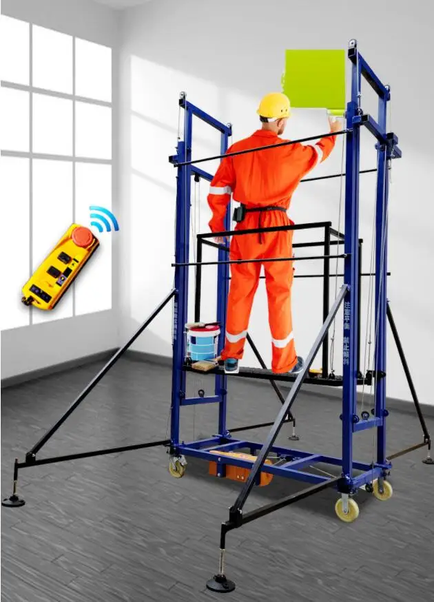 Electric Scaffolding 6m Mobile Electric Scaffold Platform Lifting ...