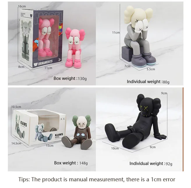 Decoration Street Art Collection Model Kids Toy Pvc Kow Action Figures ...