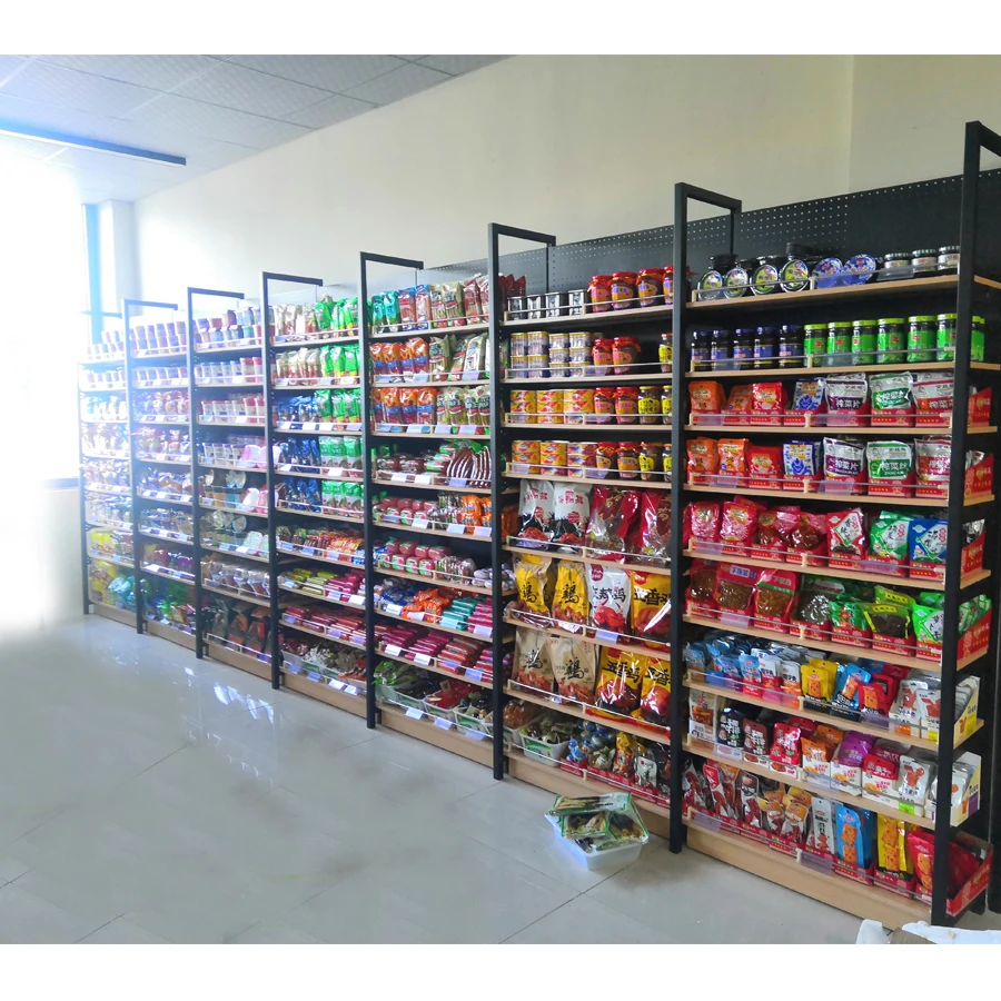 Wood Store Shelving - Customized Supermarket Solutions