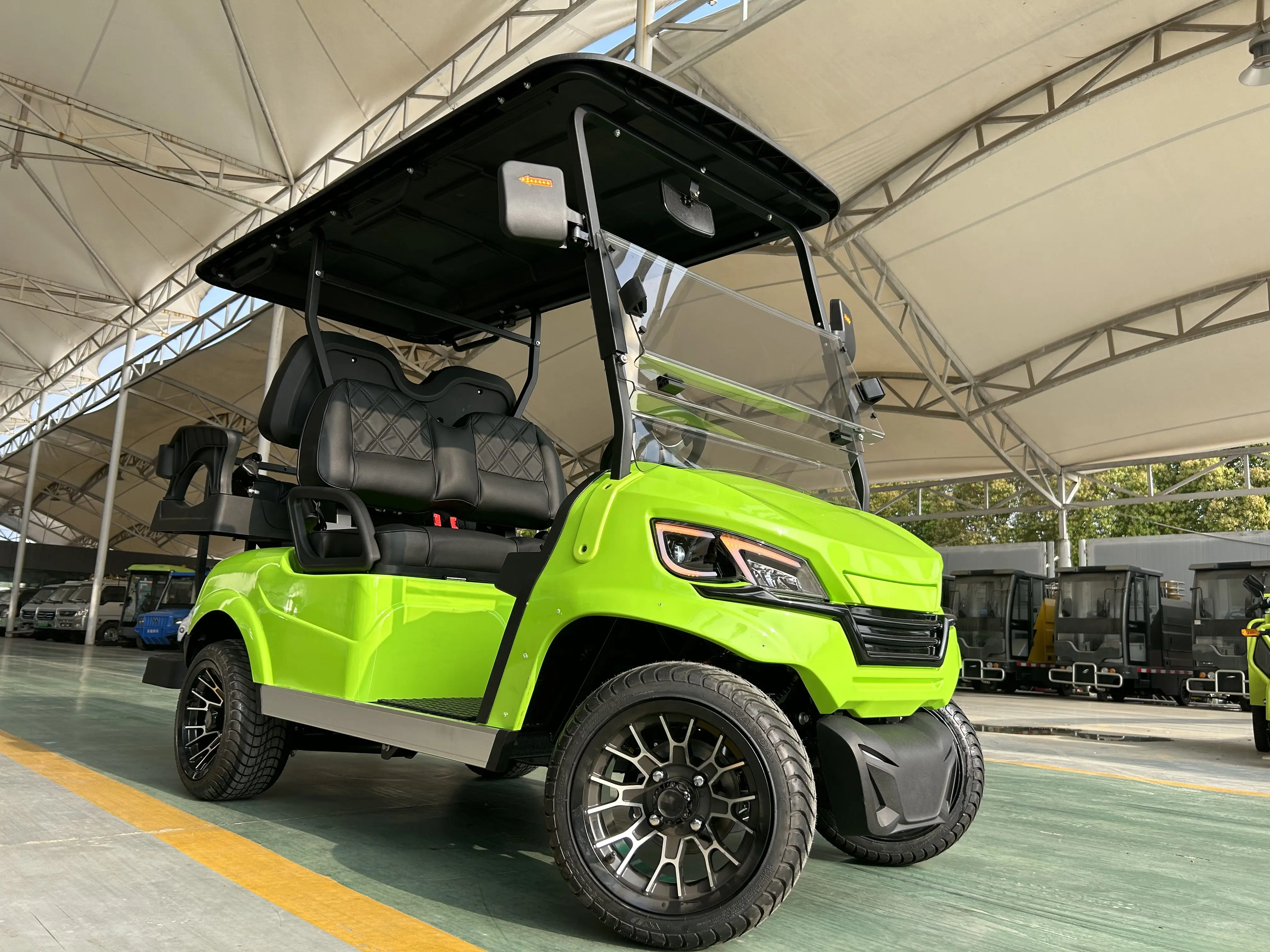 Customized Luxury Zone Electric Golf Cart Club Car Newly Designed ...