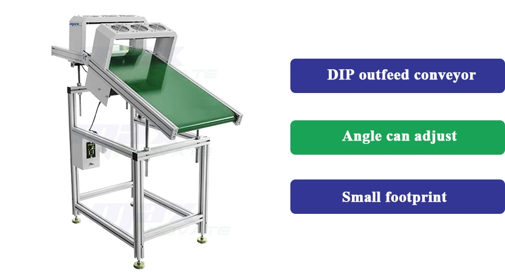 Pcb Solder Outfeed Conveyor Wave Soldering Outfeed Dip Unloader Infeed ...