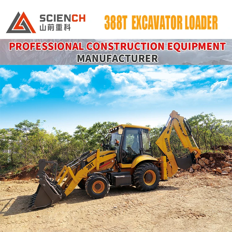 Factory 388t Brand New Backhoe Loader 8 Ton 4wd Backhoe Loaders Trade ...