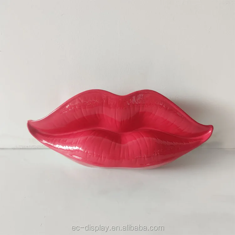 Lip Visual Display Props - Customized Sexy Lip Resin Crafts