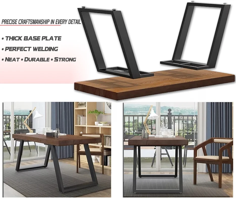 Shop Our Selection of Modern Iron Feet Metal Clamp Table Legs