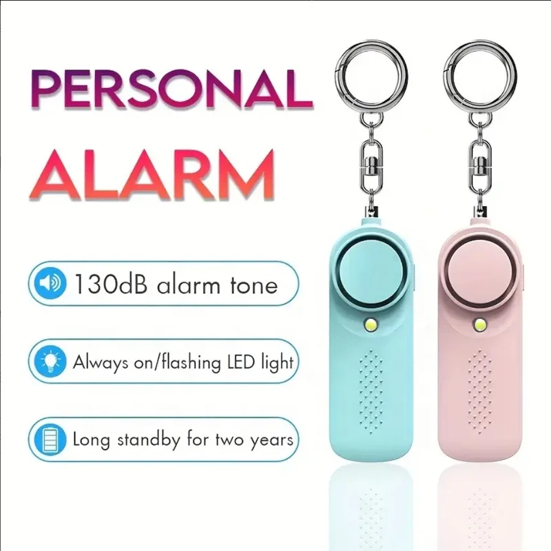 130db Emergency Self Defense Alarm Keychain for Safety