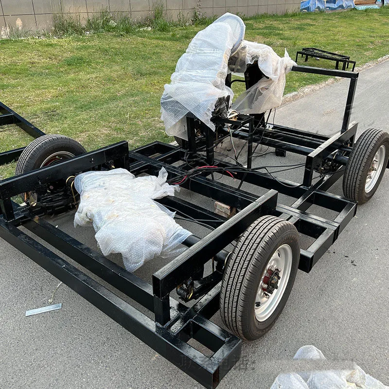 Electric Snacks Bus - Foldable Low Clearance Trailer