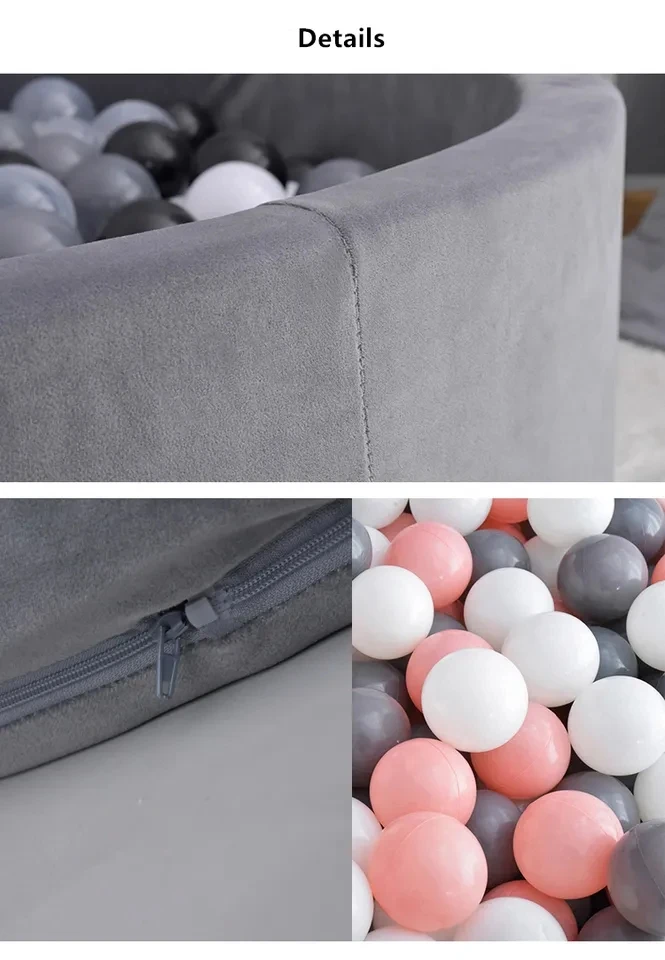 Kids Foldable House Ocean Play Ball Pool Baby Swim Pool Playground Tent ...