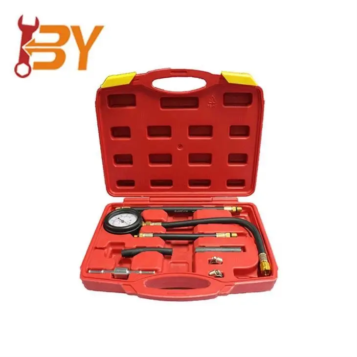 Oil Combustin Spraying Pressure Gauge Meter Engine Compression Tester ...