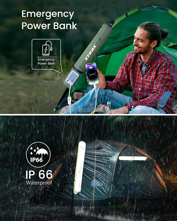 ZTARX Patented Solar Inflatable Light for Outdoor Activities