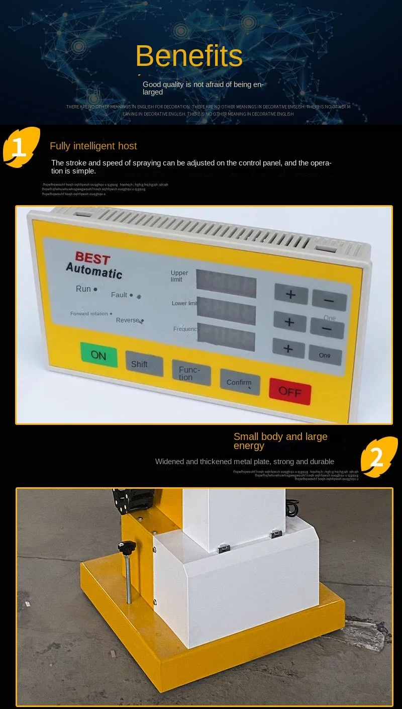 Static Electricity Powder Coating Reciprocator Automatic Reciprocator ...
