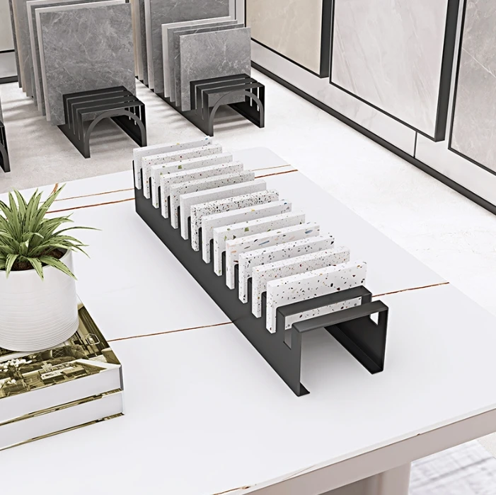 Large Tile Display Stand - Organize with Style & Durability