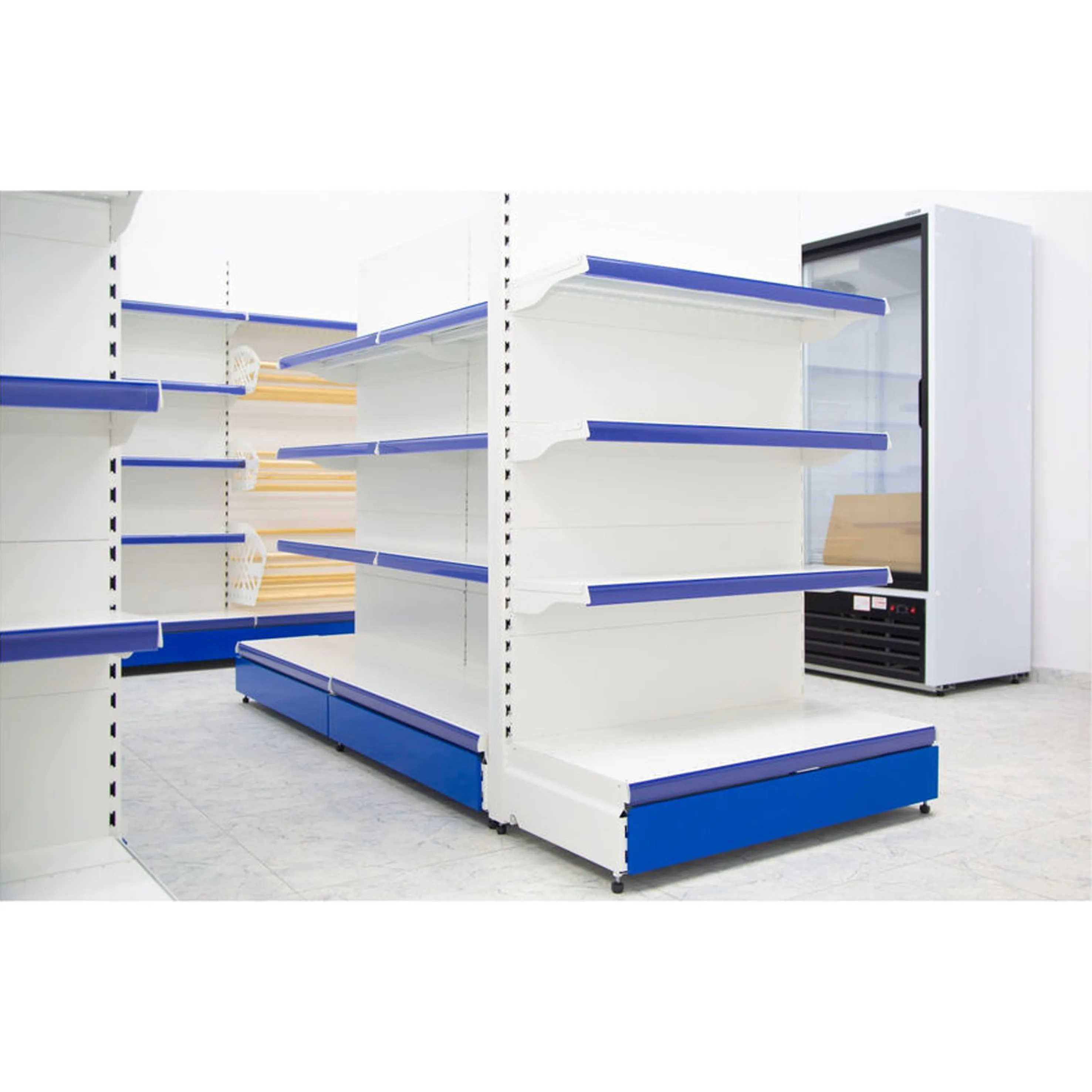 Factory Custom Retail Display Shelving Unit Gondola Grocery Store ...