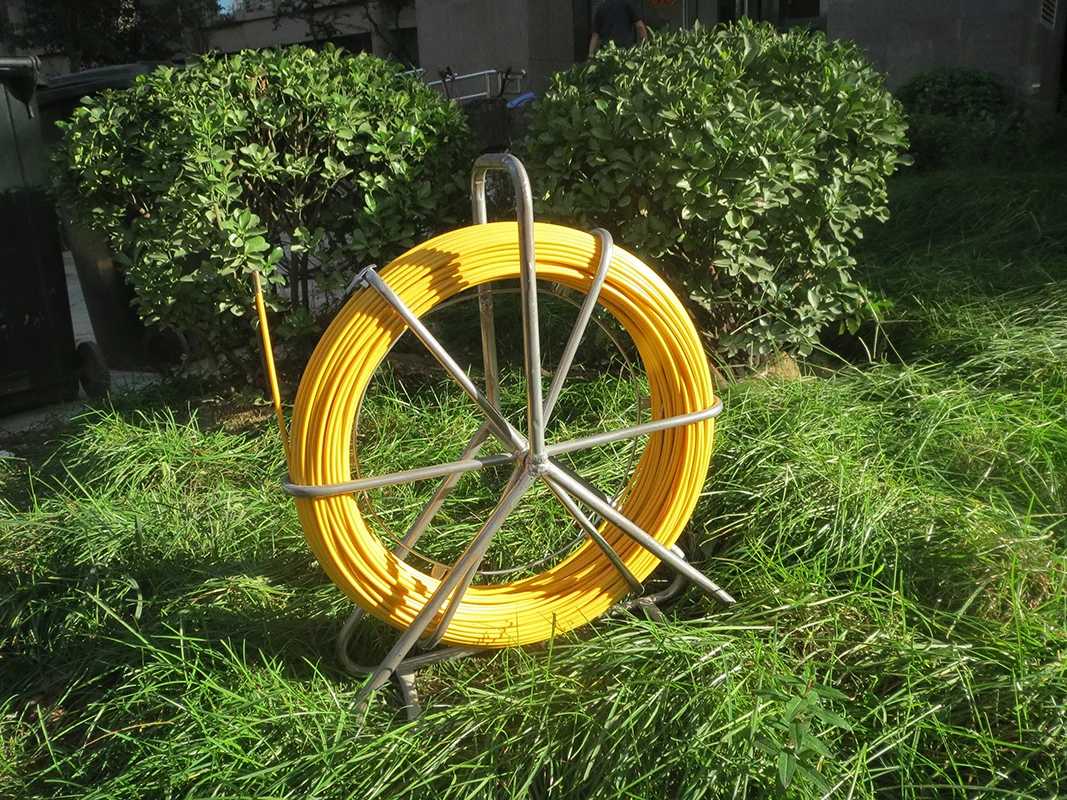 6mm Telecom Cable Conduit Cable Pusher Pulling Machine Frp Fiberglass ...