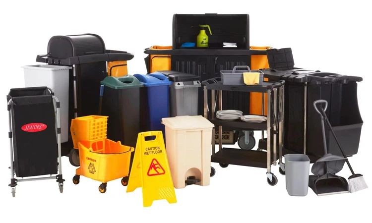 Hotel Cleaning Laundry Cart - Durable & Movable Solutions