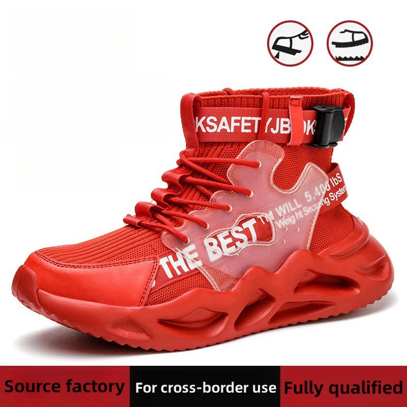 Men's Breathable Steel Toe Safety Shoes With Steel Insole - Buy Steel ...