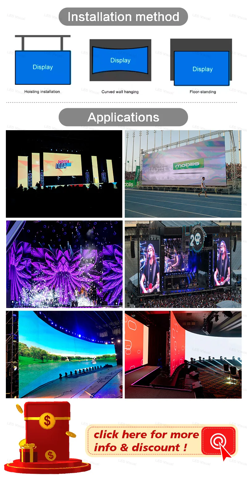 Hd Video Wall Portable Rental Led Display 500x500mm Die Cast Aluminum ...