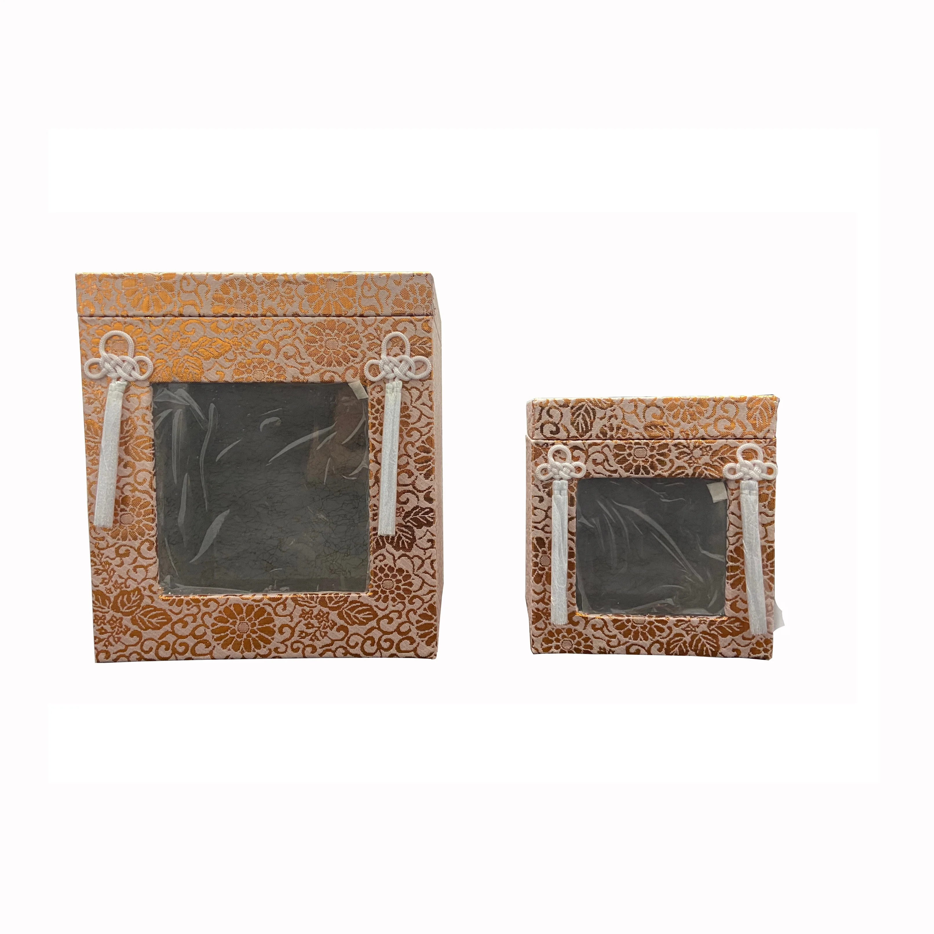 Japanese Funeral Cremation Bone Ash Gold Cinerary Window Casket ...