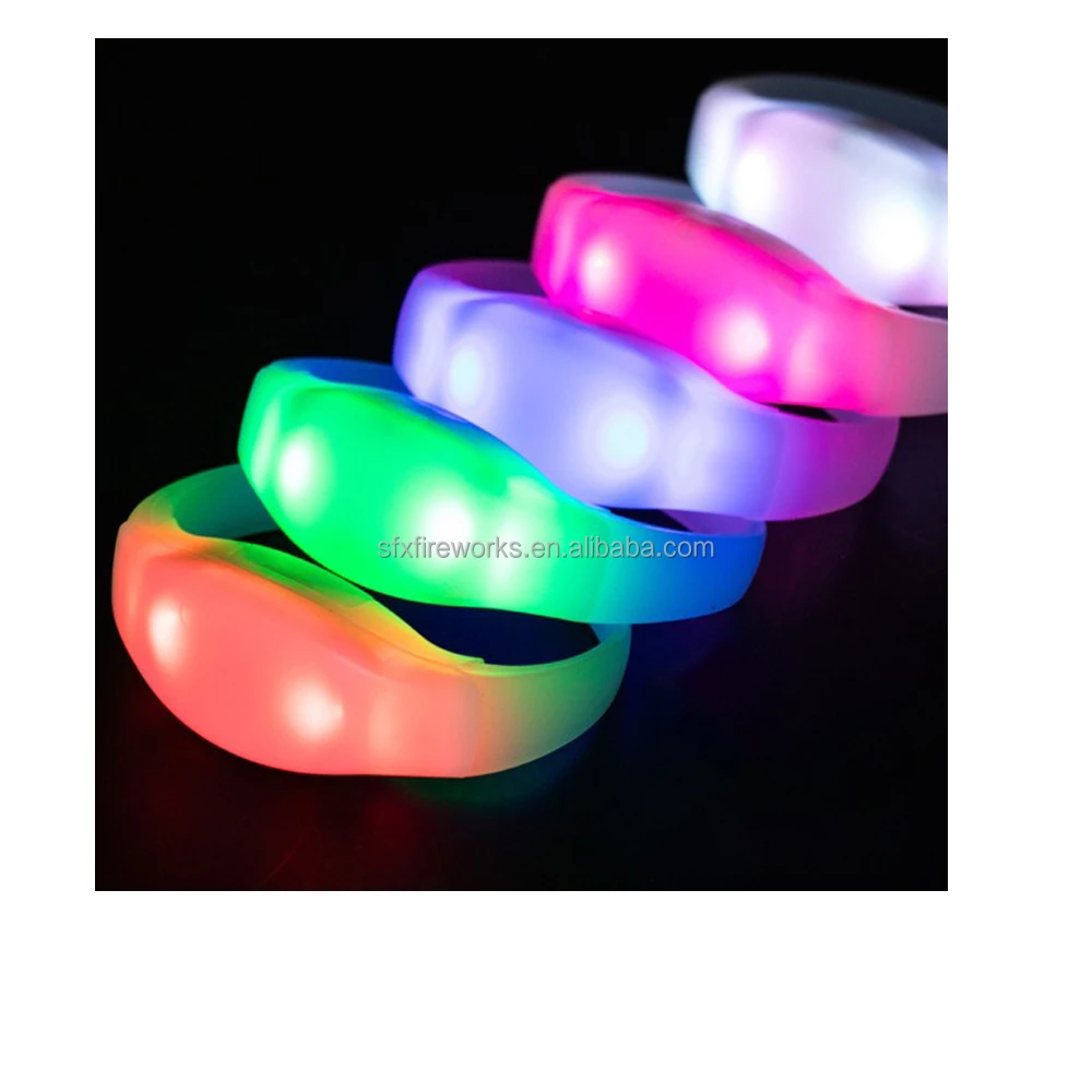 Custom Dmx Controlled Led Event Wristbands With Logo Oem