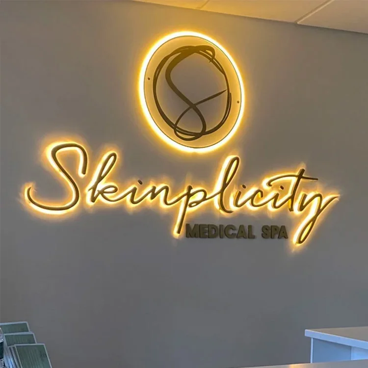 stainless steel backlit characters, resin mini characters, LED acrylic ...