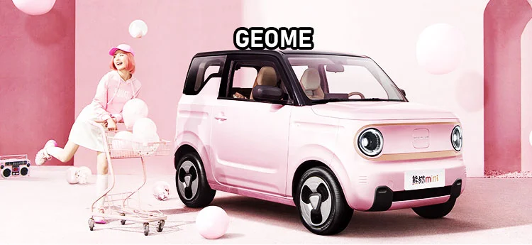 New Energy Vehicle 2022 2023 Geely Panda Mini Ev 4 Seats Geely X-1 Ax-1 ...