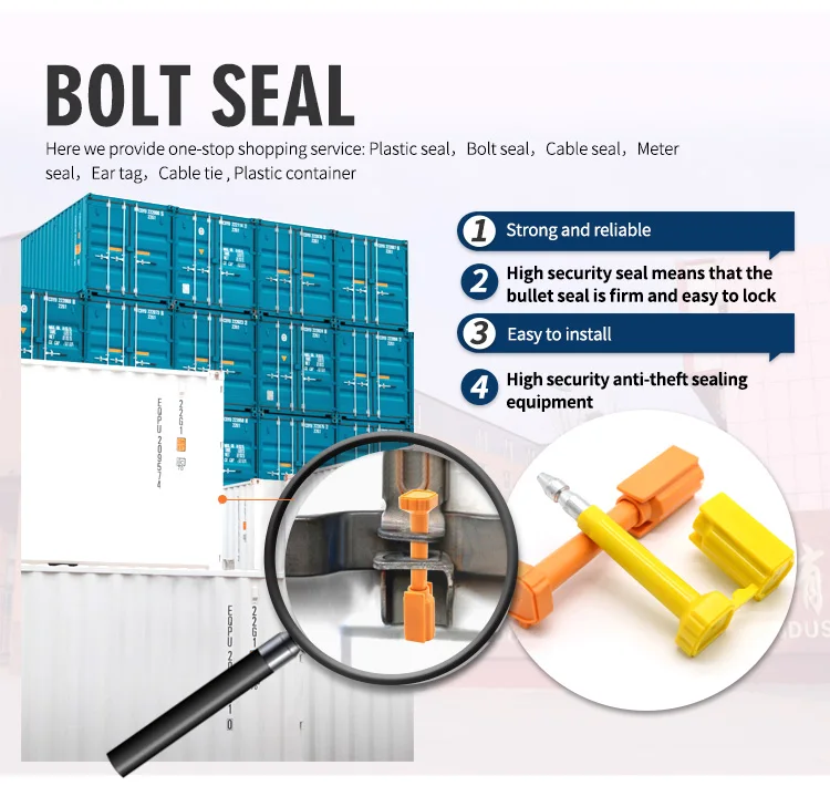 Jcbs105 Factory High Security Container Lock Bolt Seal For Truck ...
