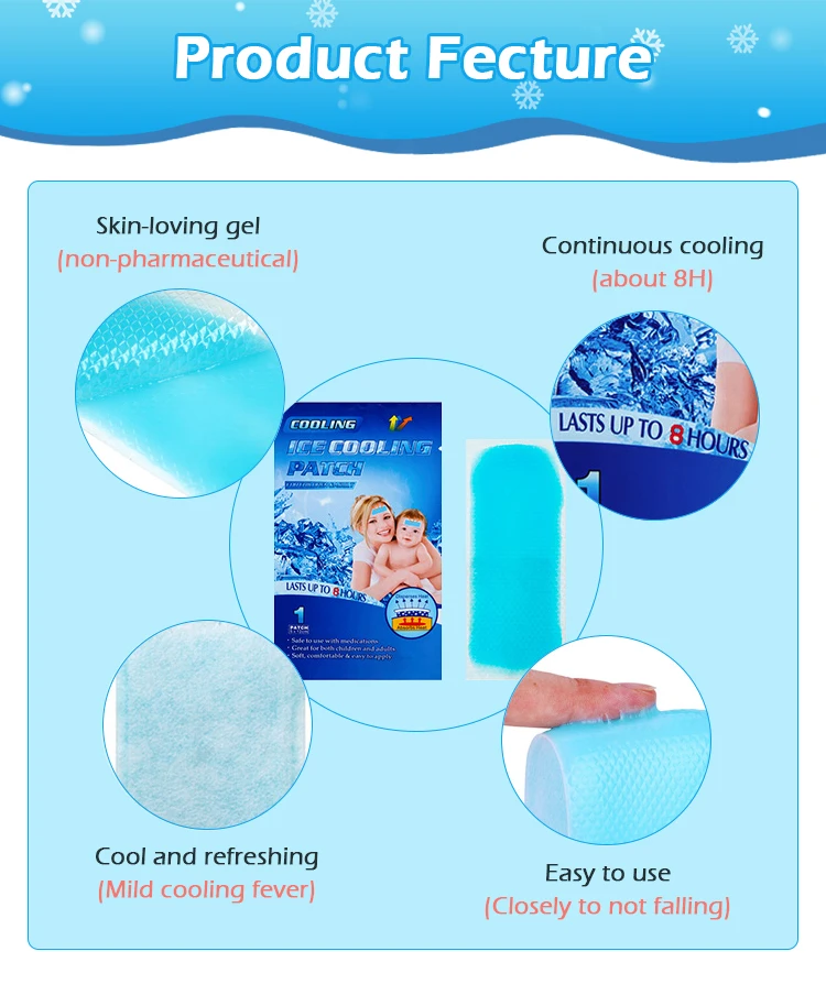 New Product Kids Adults Fever Cooling Gel Patch - Buy Fever Gel Patch ...
