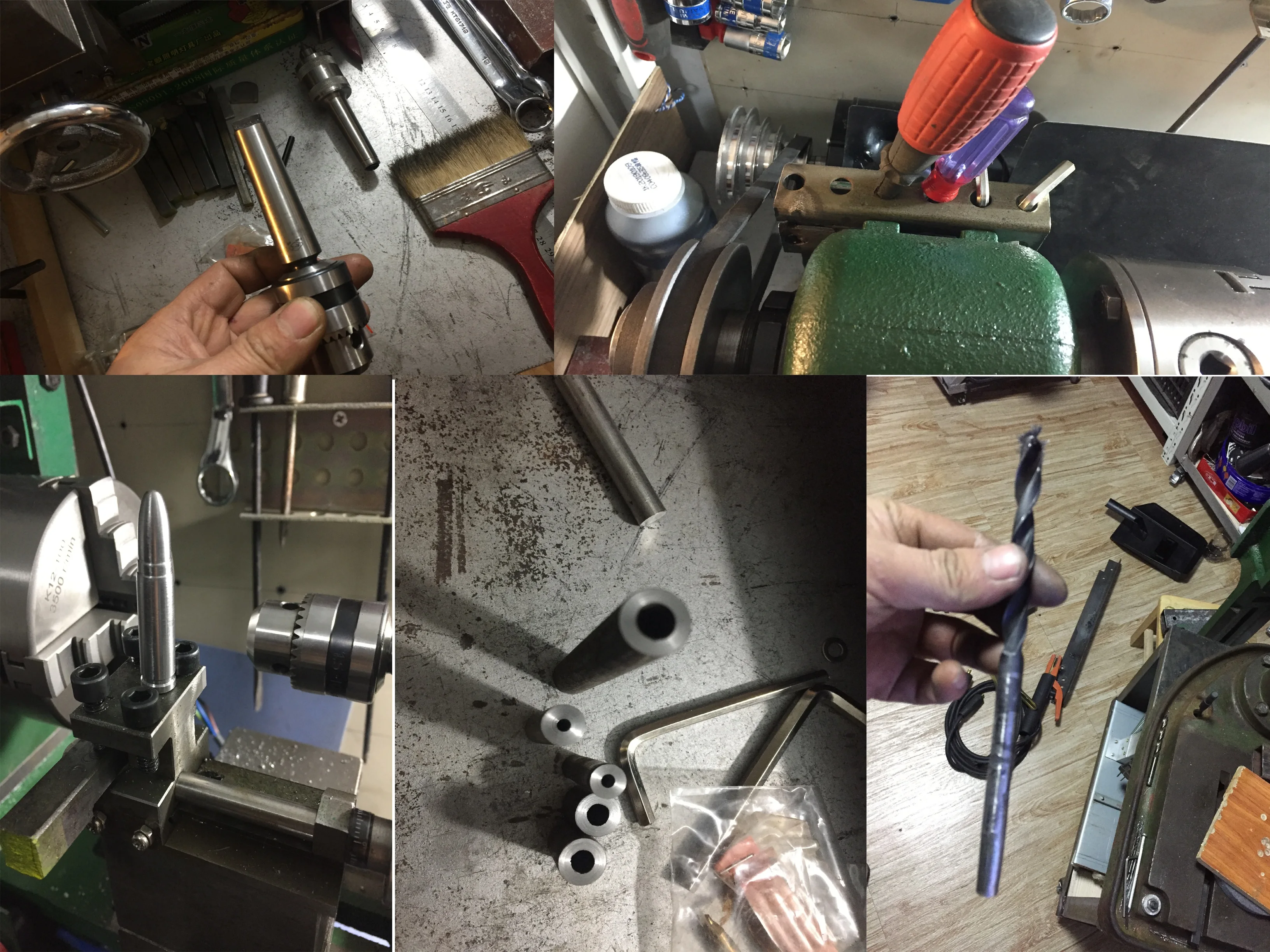 High Precision 220V Small Lathe Machine for Metal Grinding