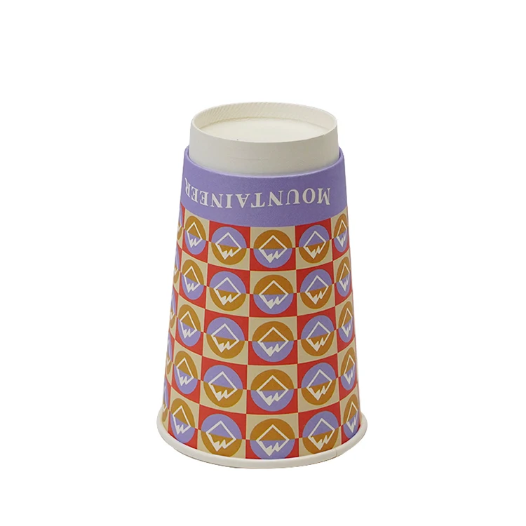 Customized Disposable Double Layer Paper Cup Containers Coffee Cups ...