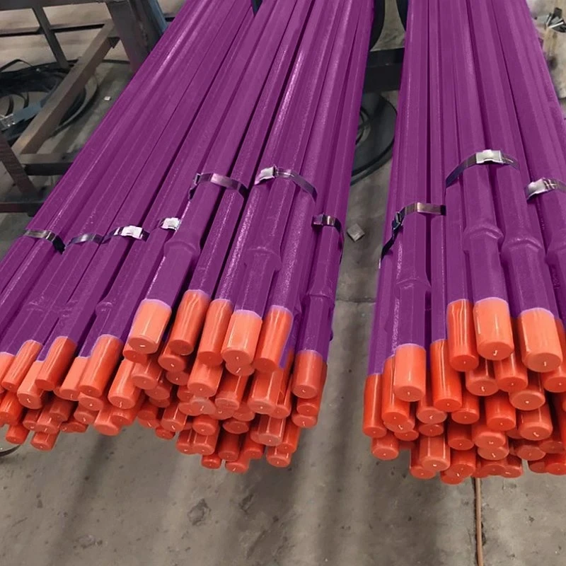 Tapered Drill Rod 7 Degree Shank Hex22x108mm Blast Hole Rock Drilling ...