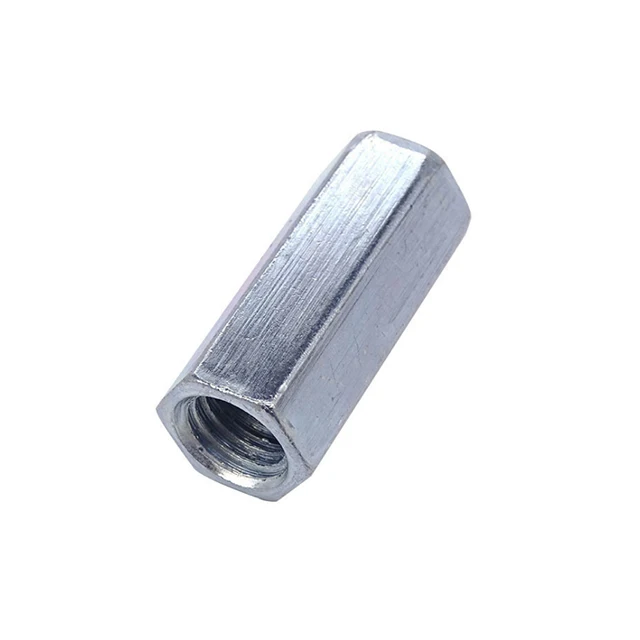M6 M8 Long Hexagon Nut M10 M16 304 Stainless Steel Hex Coupling Nut ...