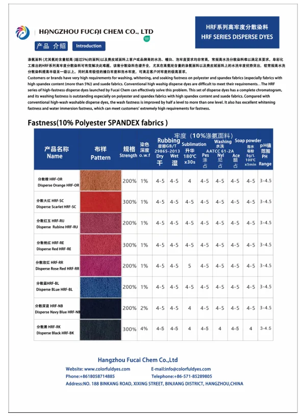 Good Quality Corantes Dispersos Red Hrf-re Fucai Chem Lower Price ...