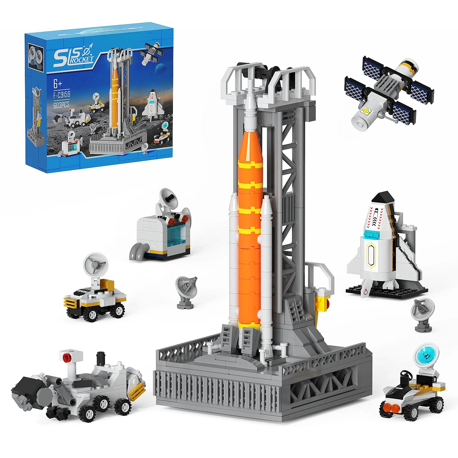 Space Launch System Rocket Artemis Sls Rocket Model Space Toys For Boys ...