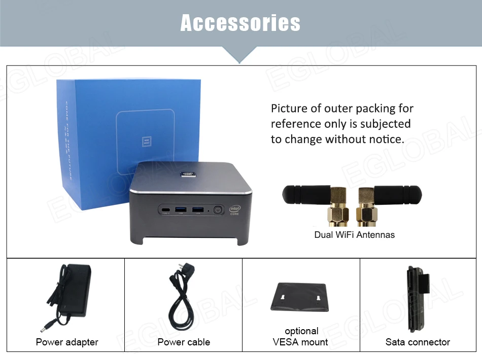 Fanless Desktop Mini Pc J4125 Quad Cores 2*com 4*lan Ddr4 With 8gb Ram ...