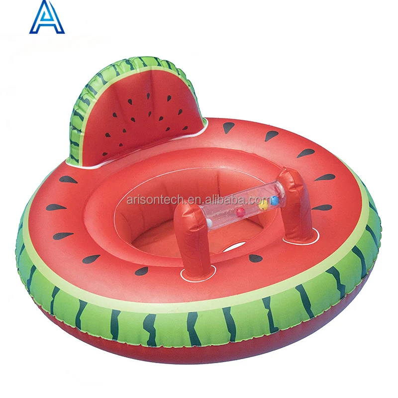 Kids' Vinyl PVC air Blow Inflatable Watermelon Baby Seat Baby Boat for ...