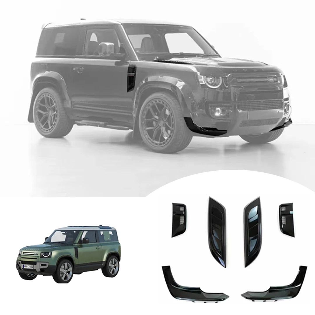 Front Lip Corner Protection Bumper Guard Side Vent Bonnet Trim Panel ...