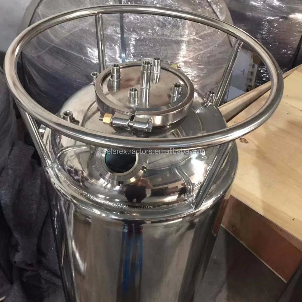 Sanitary Solvent Tank Extraction Tank Half Single Jacketed Vessel With ...