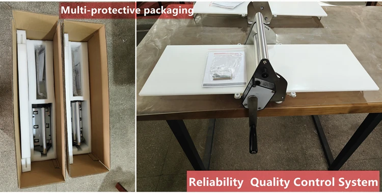 Bakery Mini Tabletop Croissant Dough Sheeter Roller Machine for Home ...