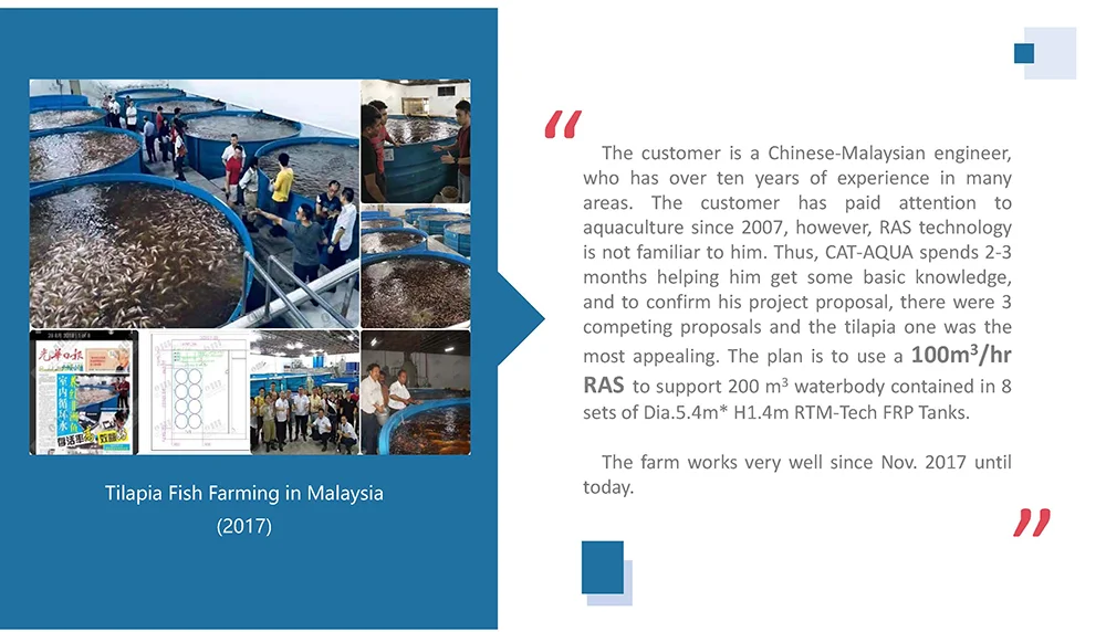 Recirculating Aquaculture System (RAS) Fish Tank for Lab Room